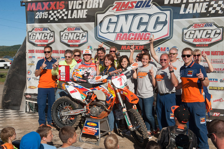 Russell crowned 2015 GNCC Champion - Transmoto