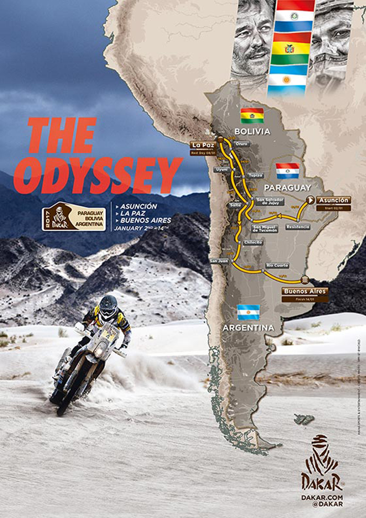 The 2017 Dakar Rally Route - Transmoto