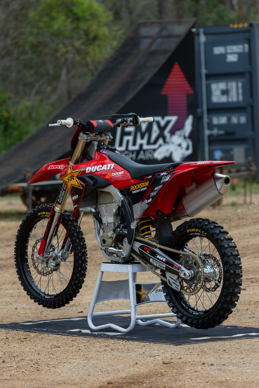 DUCATI PARTNER WITH FMX COREY CREED - Transmoto
