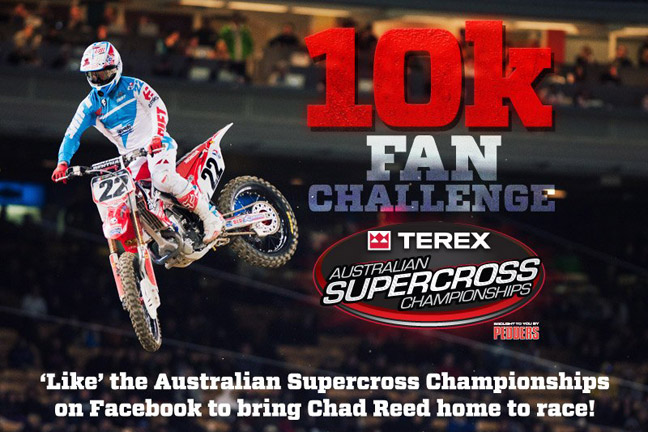 Chad Reed to race the Australian Supercross Championships? - Transmoto