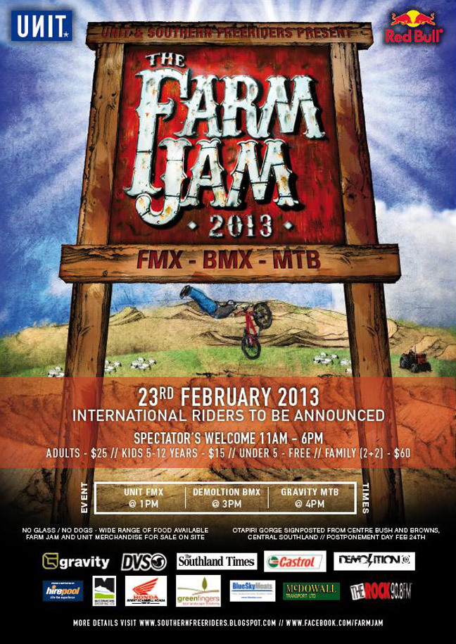 World's best riders to attend 2013 New Zealand Farm Jam - Transmoto