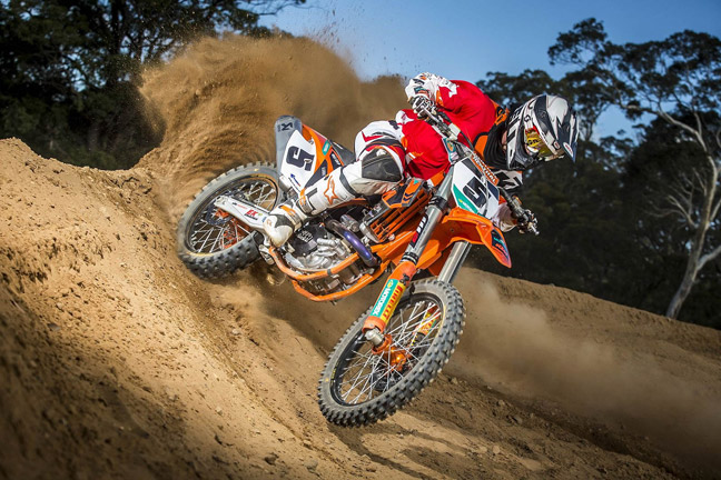 Motorex KTM Racing's Kirk Gibbs - Transmoto