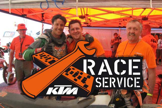 KTM Race Service - Helping riders get the best results in Enduro ...